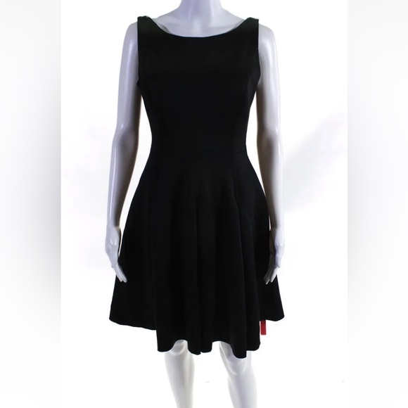 Milly | Dresses | Milly Tech Stretch Alexandra Fit Flare Dress 8 | Poshmark